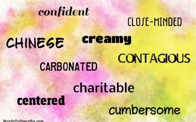 Words to Describe - Adjectives, Adverbs & Descriptive Words