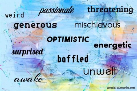 Words To Describe Mood | Words To Describe